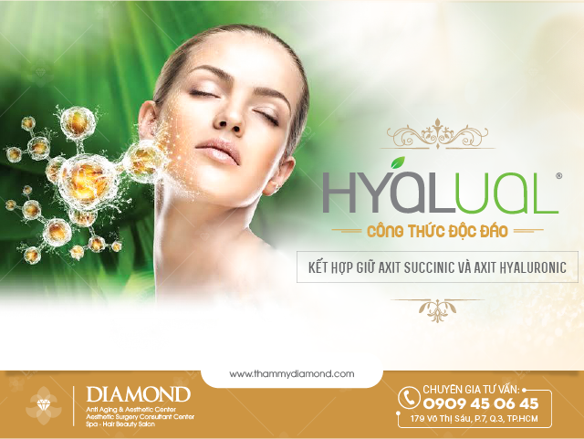 Hyalual là gì và vai trò đối với làn da - Thẩm Mỹ Diamond